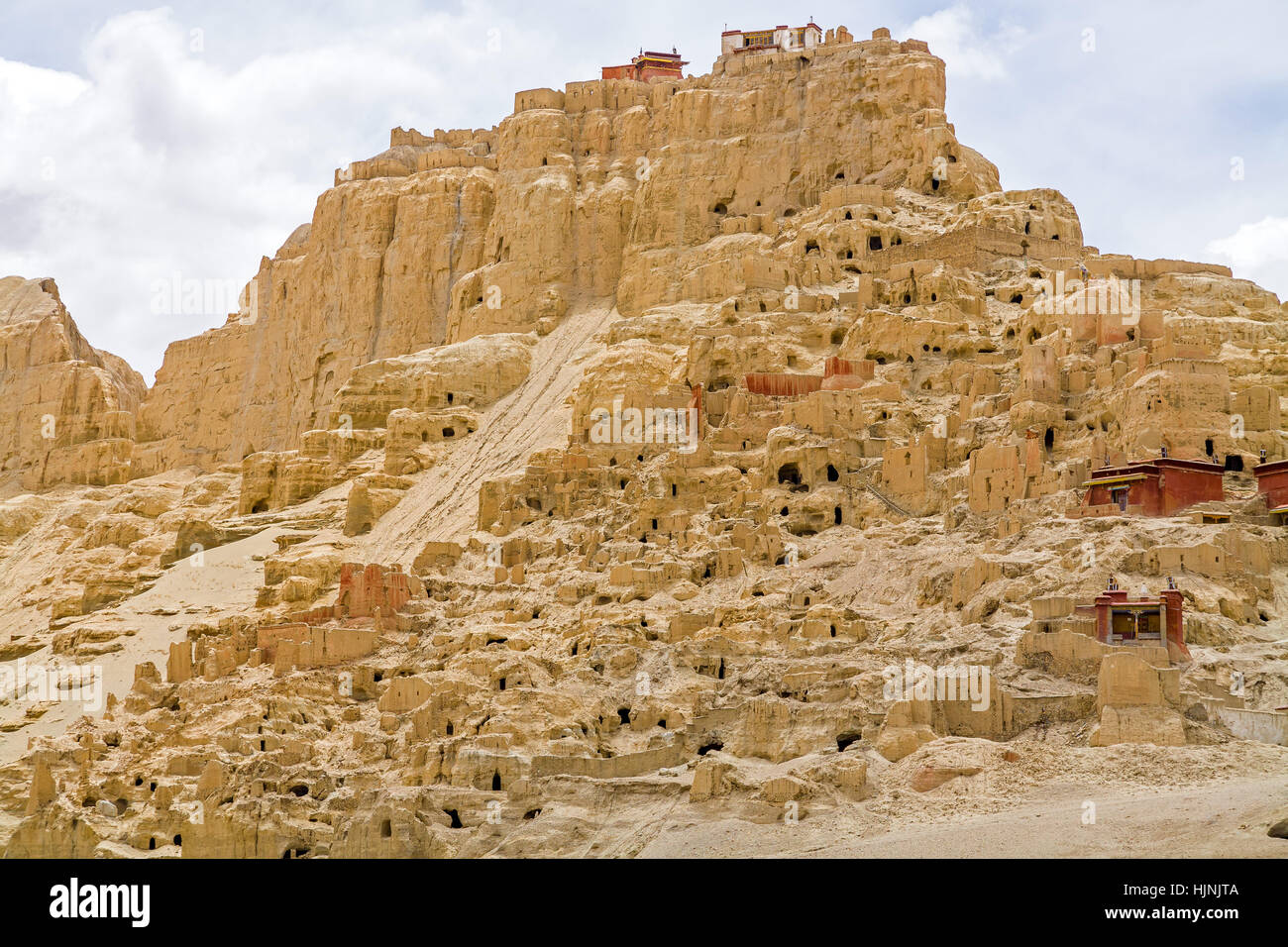 Ruins of Tsaparang, "lost city", Ancient Guge Kingdom in Tibet ...