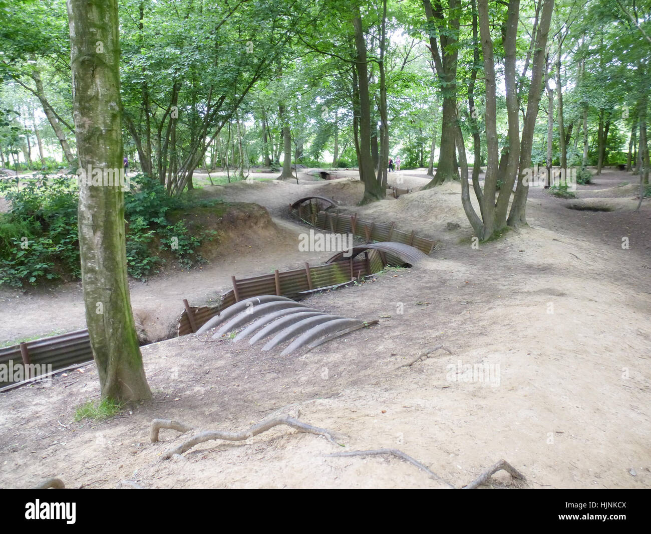 Hill 62 ww1 battlefield trenches hi-res stock photography and images ...