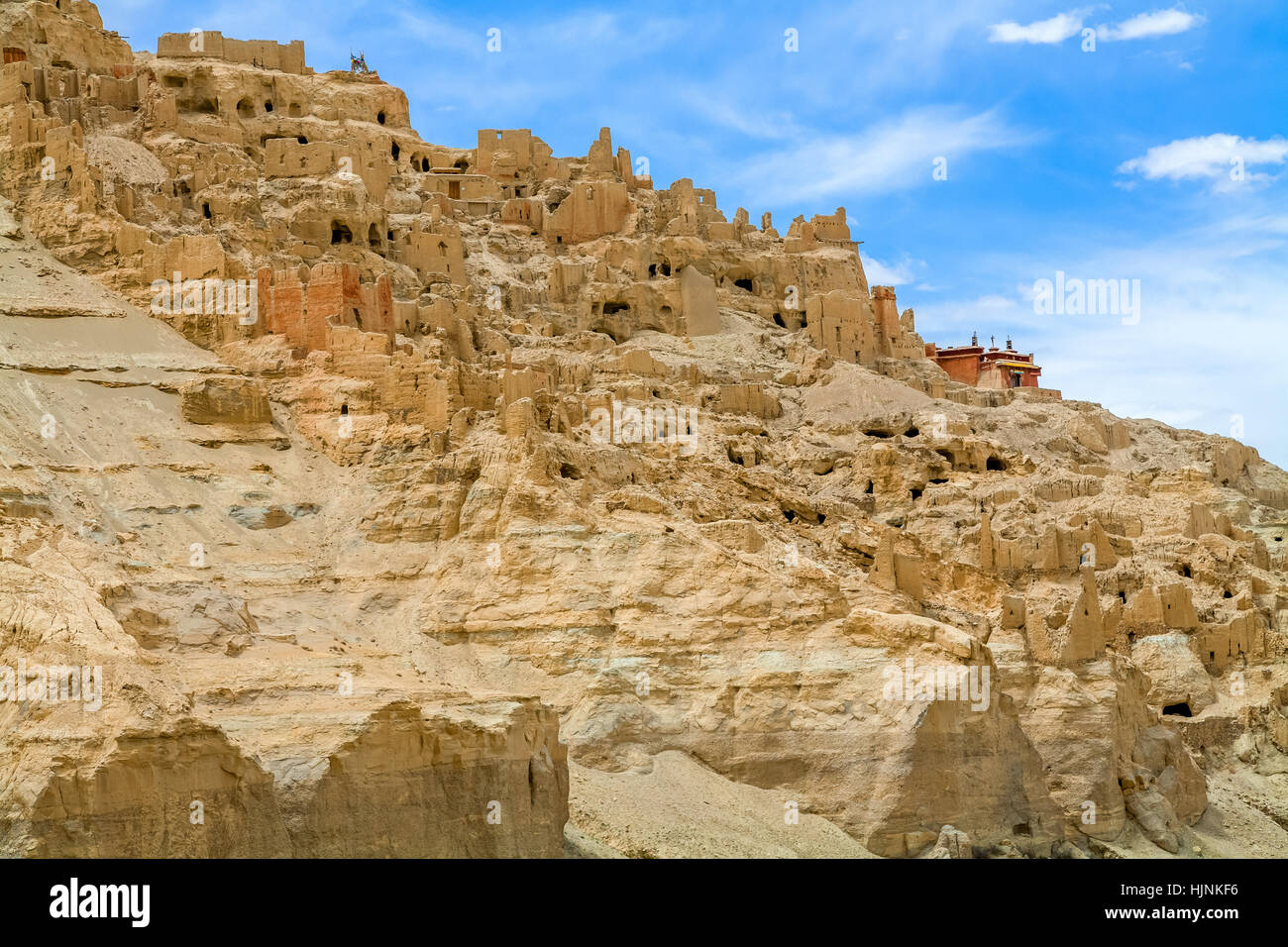 Ruins of Tsaparang, "lost city", Ancient Guge Kingdom in Tibet ...