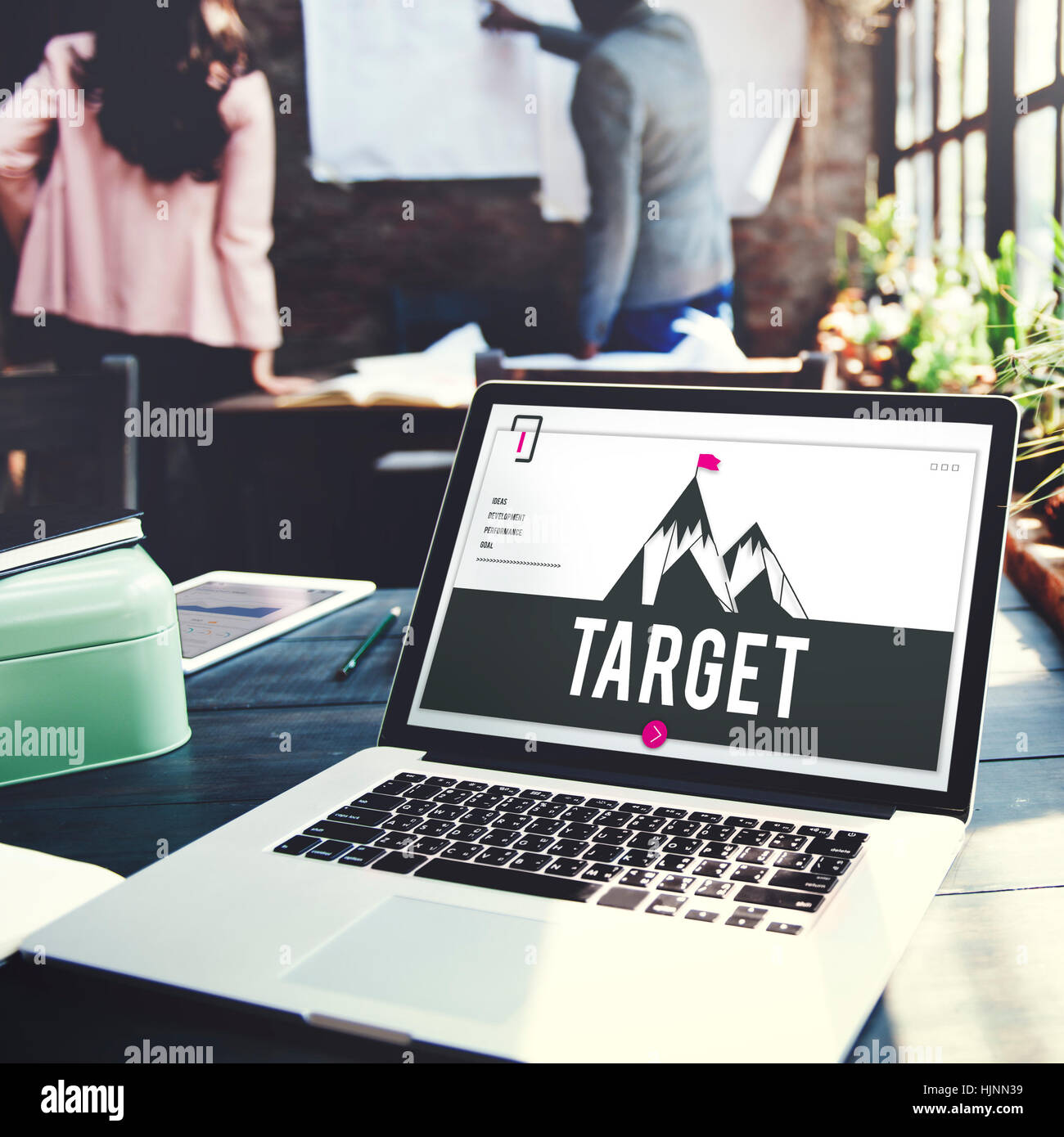 Challenge Target Improvement Strategy Concept Stock Photo - Alamy
