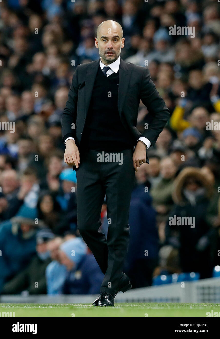 Manchester City manager Pep Guardiola Stock Photo - Alamy