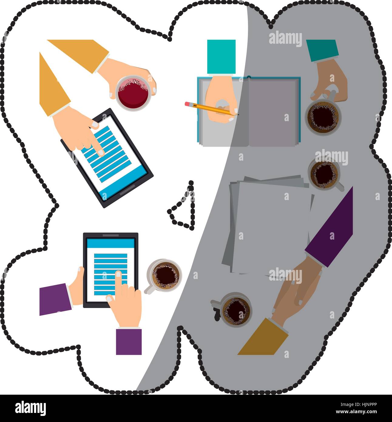 Work and technology concept icon vector illustration graphic design ...