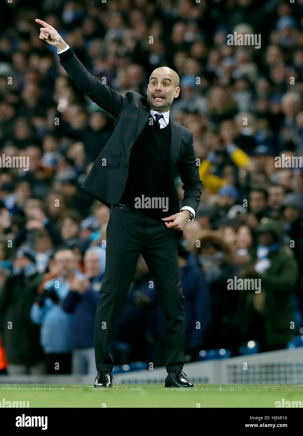 Manchester City manager Pep Guardiola Stock Photo - Alamy