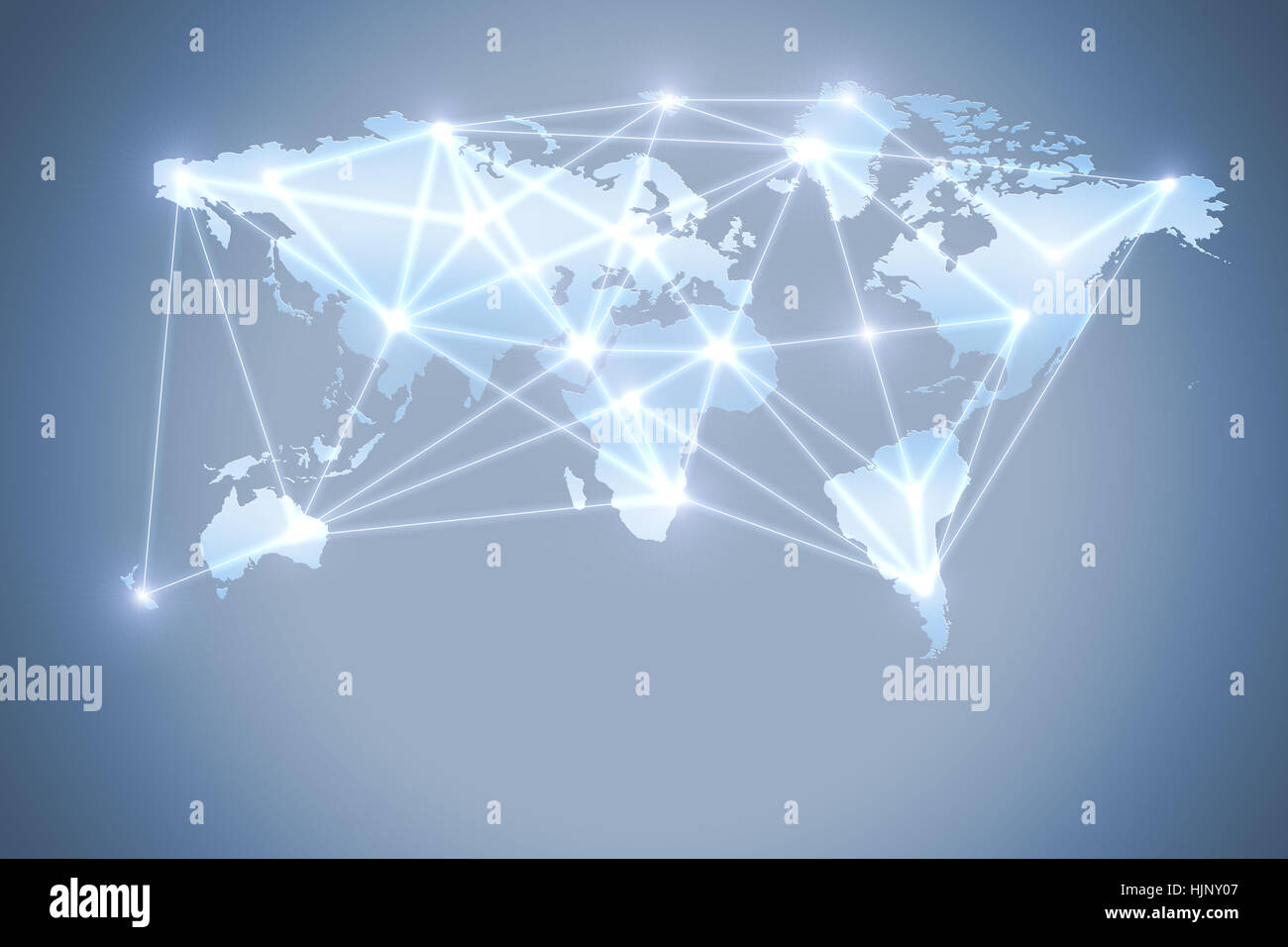 World map digital global technology hi-res stock photography and images ...