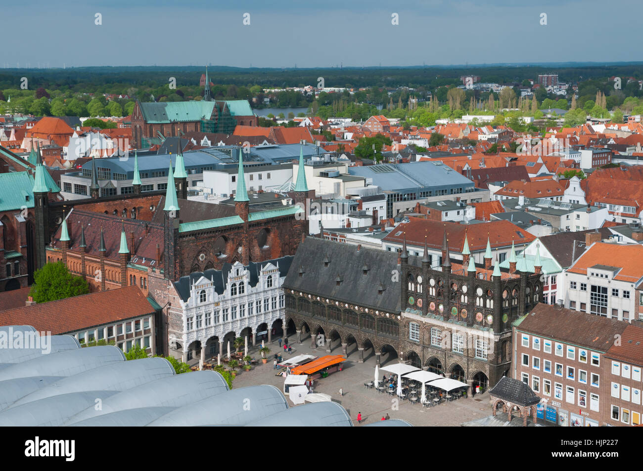 old town, town hall, Hanseatic city, style of construction ...