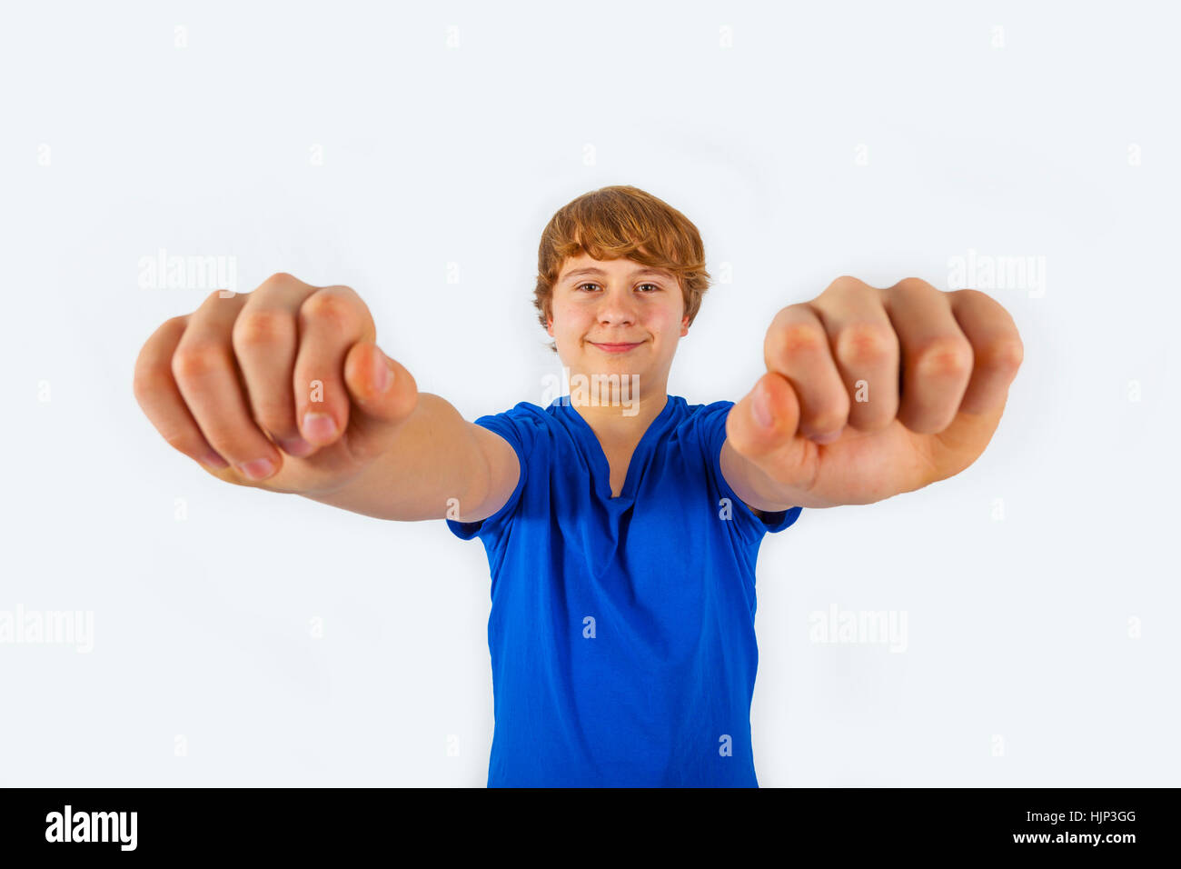 hand, joke, double, arm, boy, lad, male youngster, enthusiasm ...