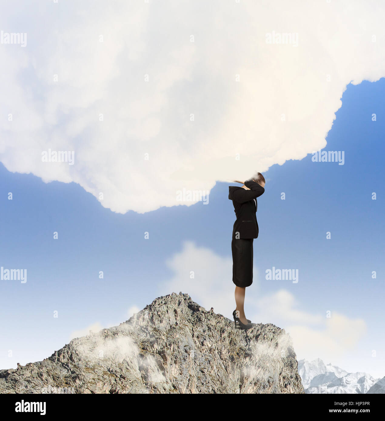 Standing woman character people hi-res stock photography and images - Alamy