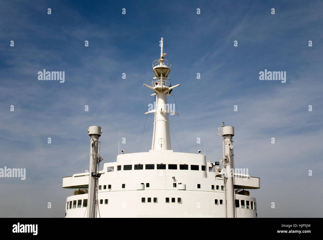 tower, detail, bridge, vessel, mast, cruise, navigate, rotterdam, white ...