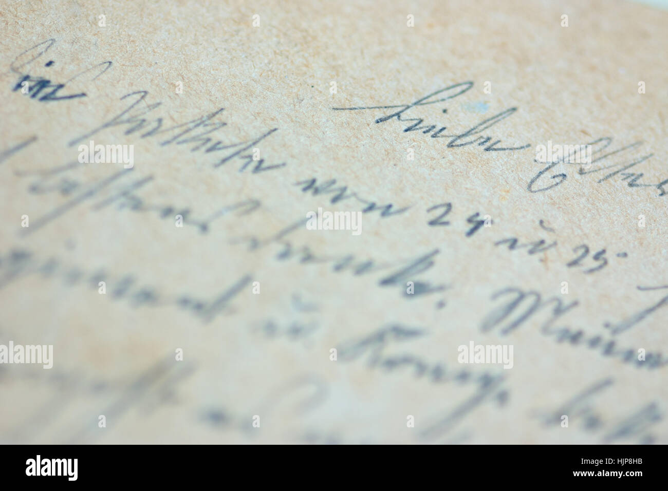 Brief historisch hi-res stock photography and images - Alamy