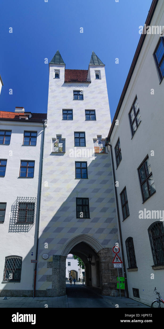 The old town gate hi-res stock photography and images - Alamy