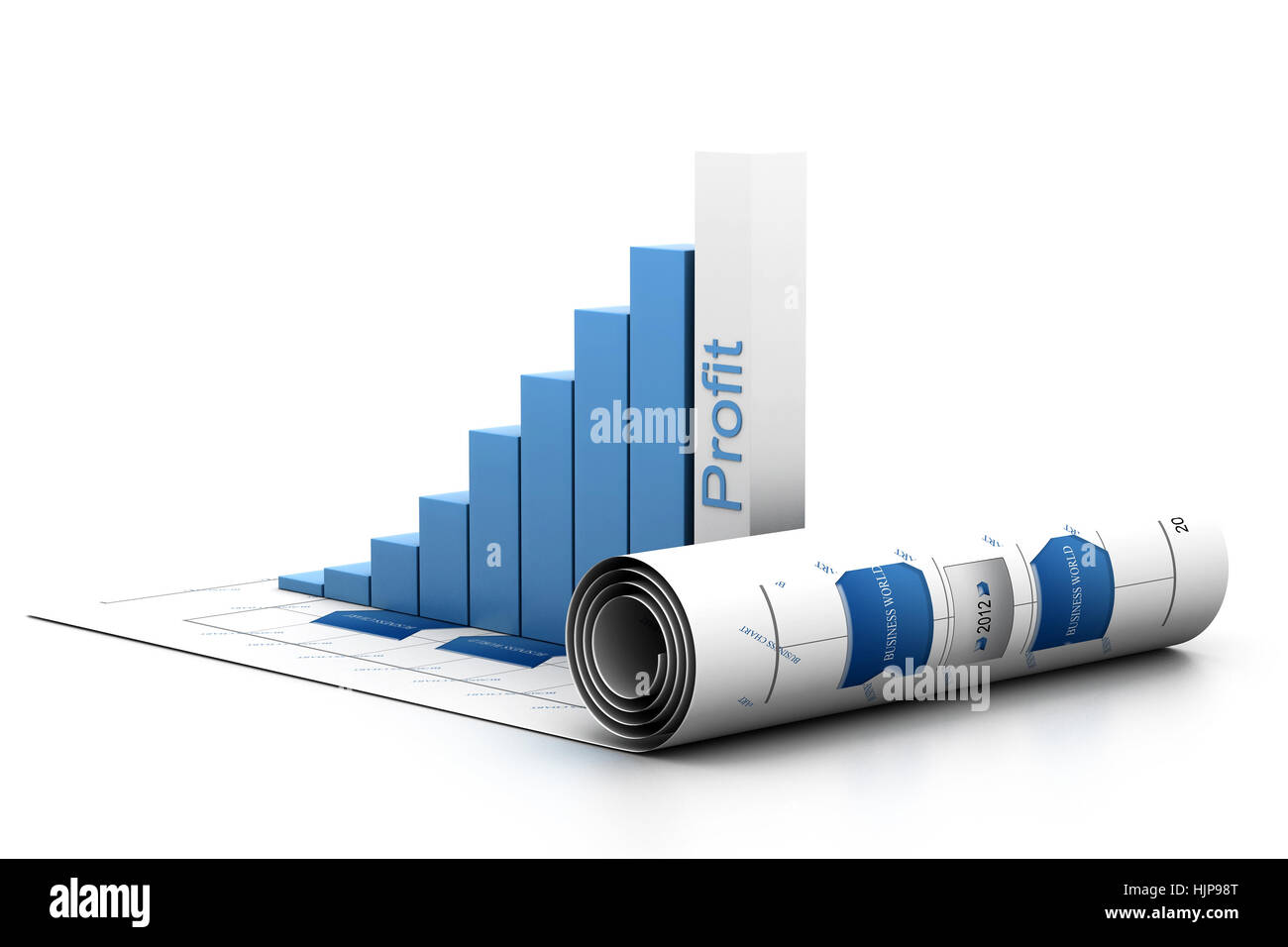 3d percent graph Cut Out Stock Images & Pictures - Alamy