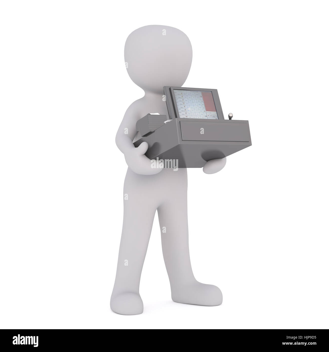 Cashier Machine Cartoon