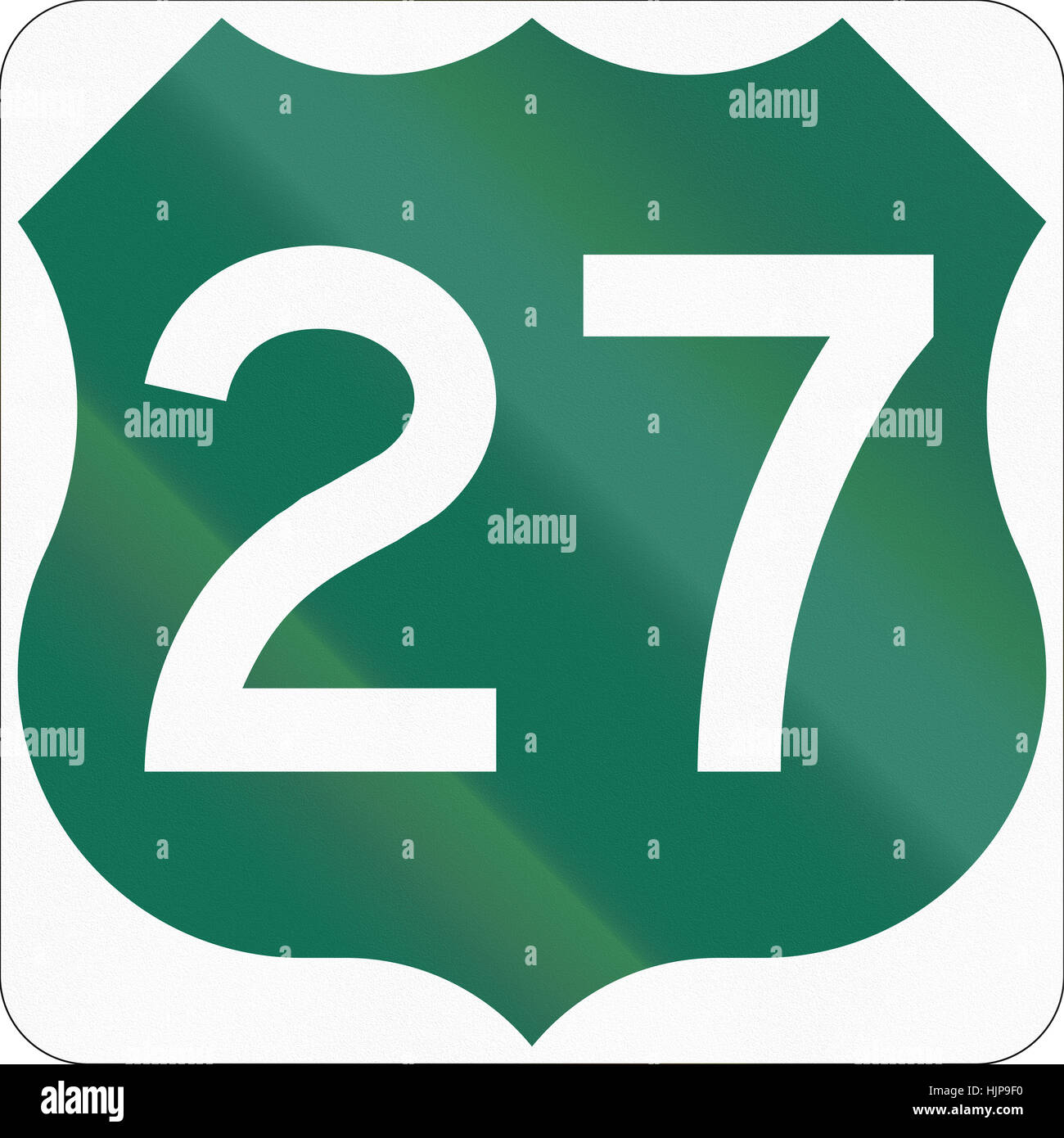 Colored Highway Route shield variant used in the US Stock Photo - Alamy