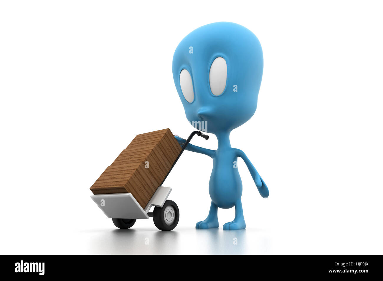 Cartoon delivery cargo truck hi-res stock photography and images - Alamy