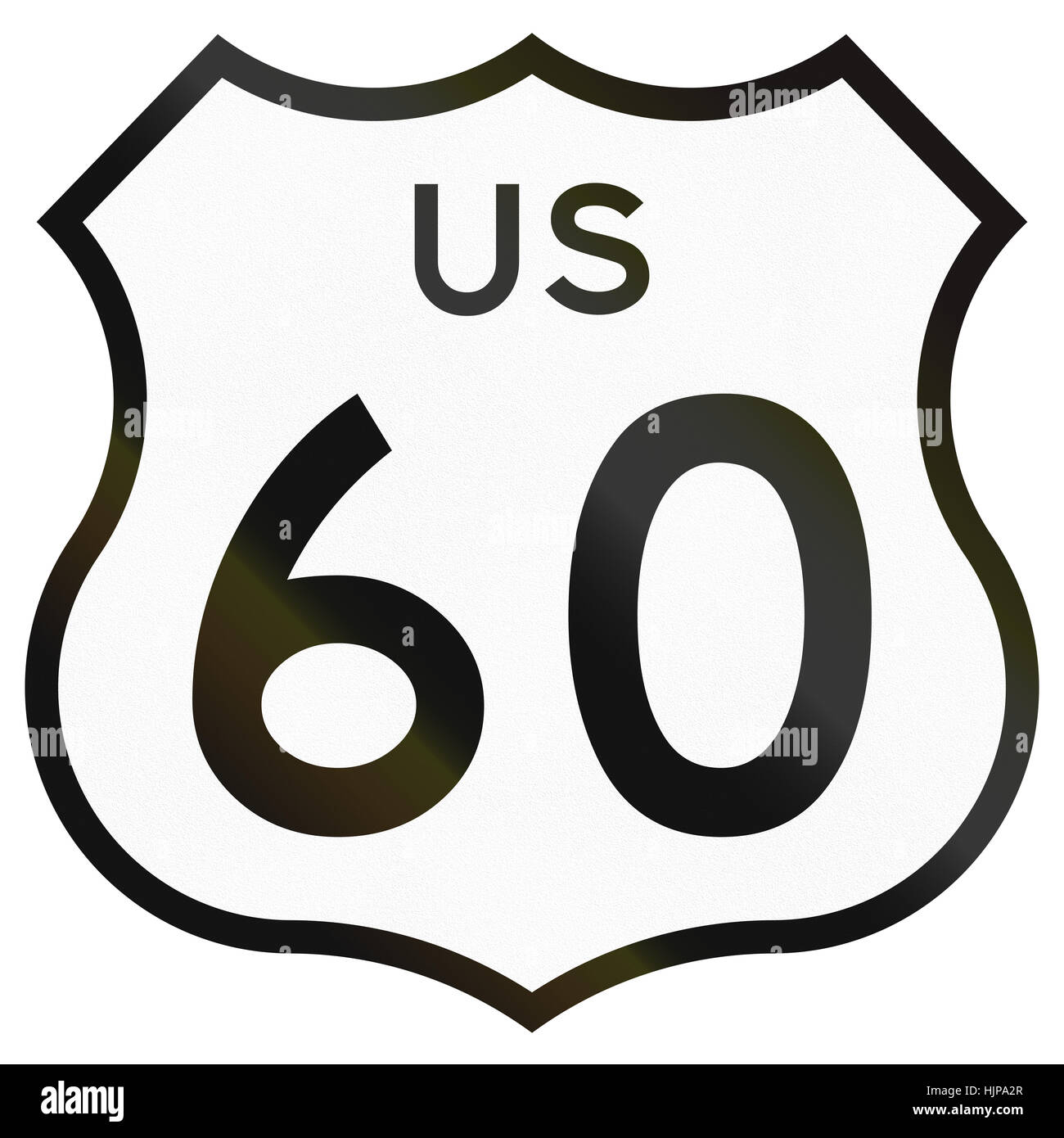 Historic Highway Route shield used in the US Stock Photo - Alamy