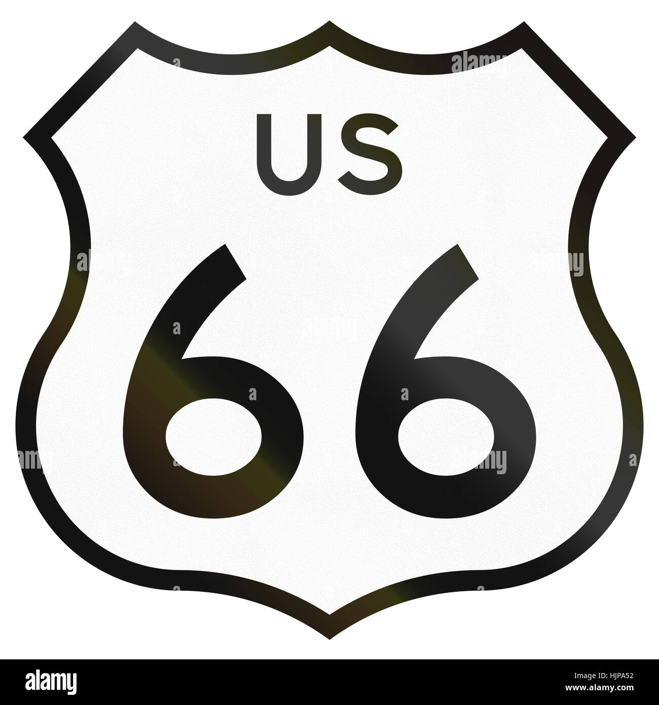 Historic Highway Route shield used in the US Stock Photo - Alamy
