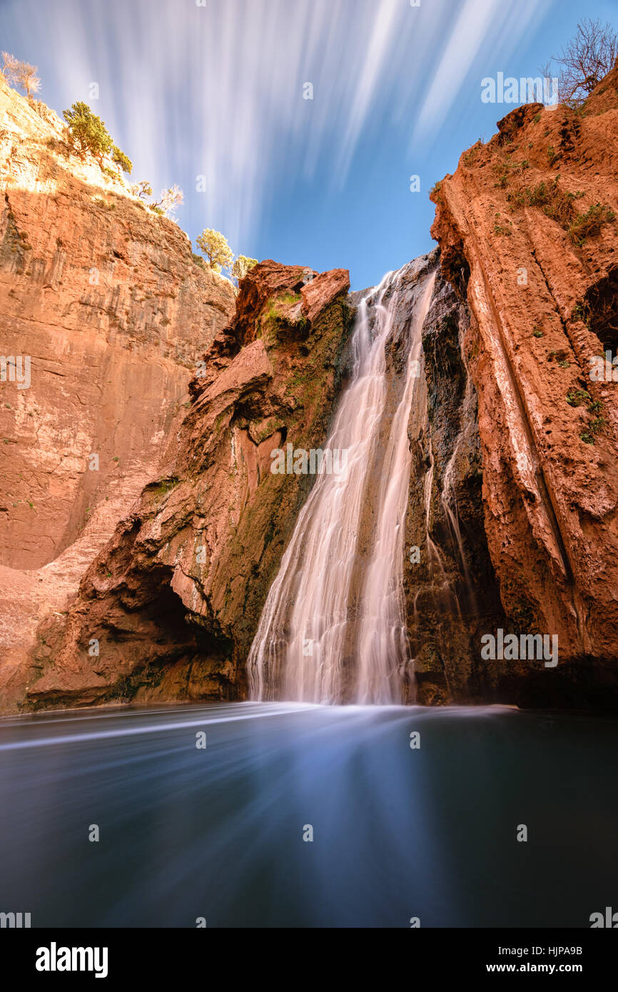 Sources Oum er- Rbia, Aguelmam Azigza National Park, Morocco Stock ...