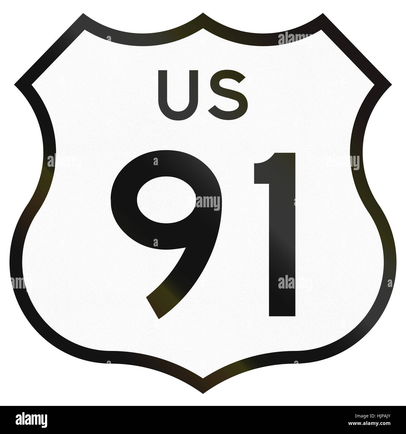 Historic Highway Route shield used in the US Stock Photo - Alamy