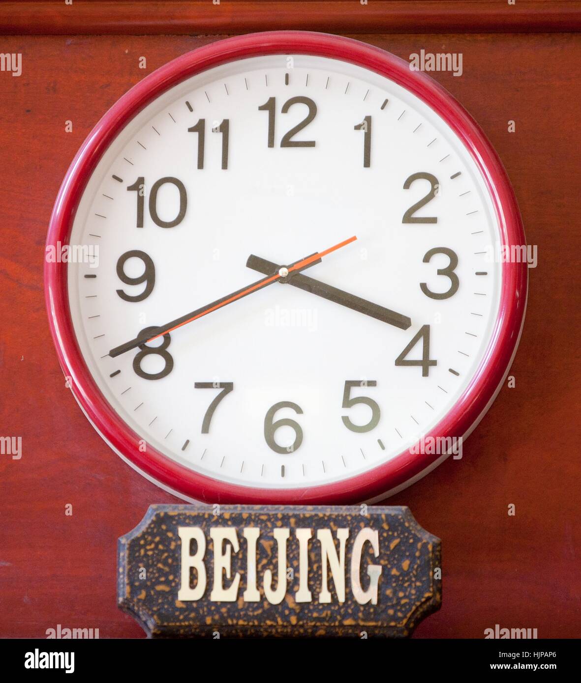 time indication wall Stock Photo - Alamy