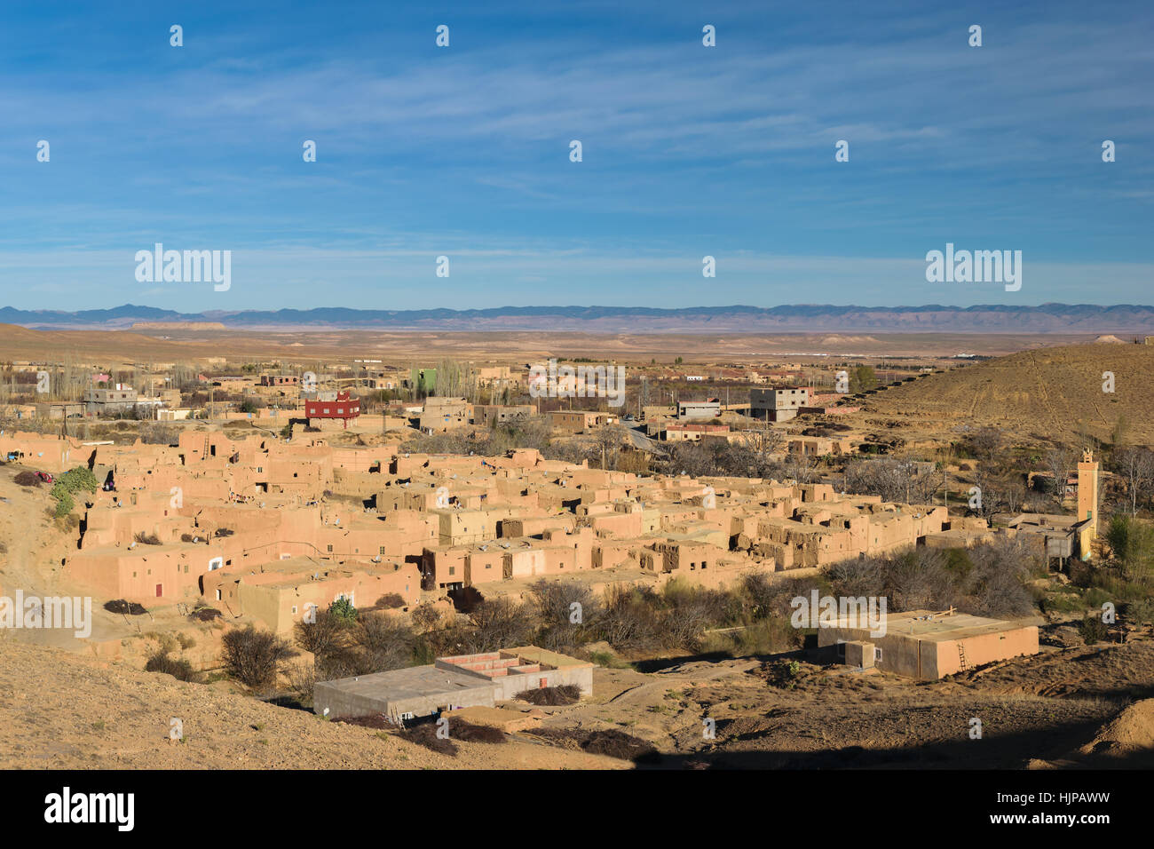 Village of Berrem near Midelt, Morocco Stock Photo - Alamy