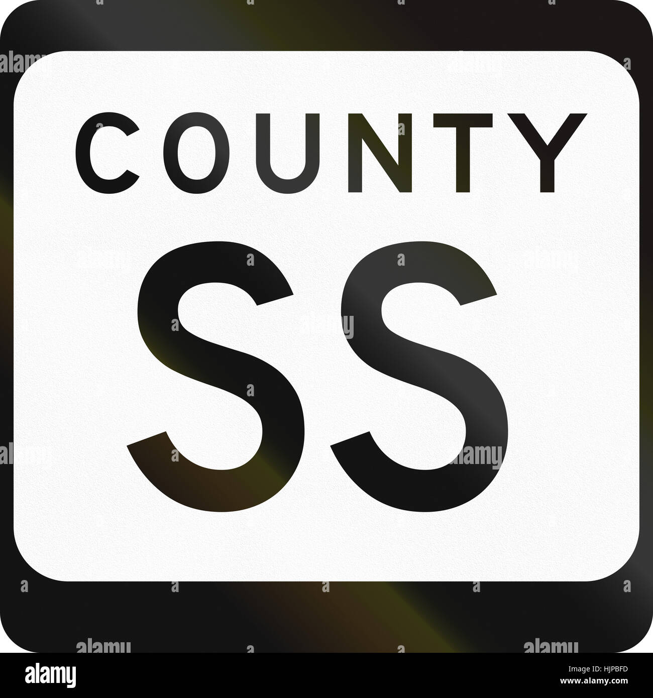 Wisconsin county-designated highway shield used in the US Stock Photo ...