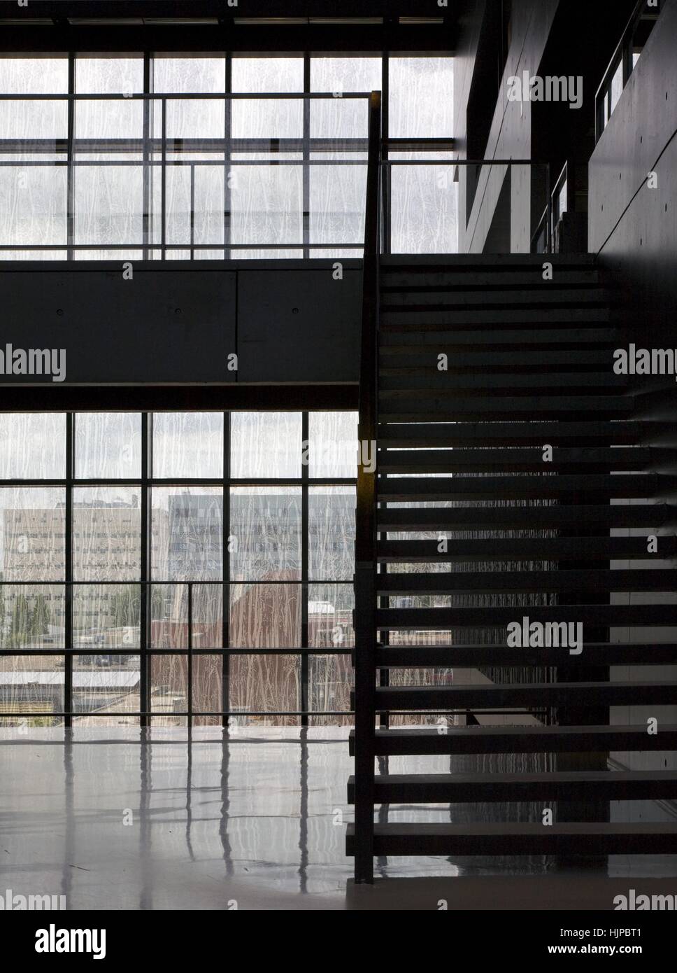 study, hall, stairs, education, modern, modernity, interior, workplace ...