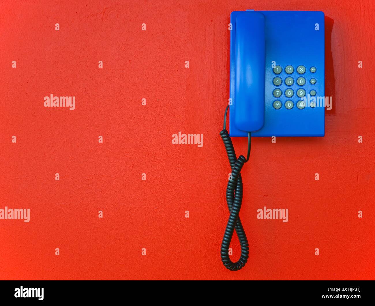telephone, phone, blue, call, wall, communication, tele, cell ...