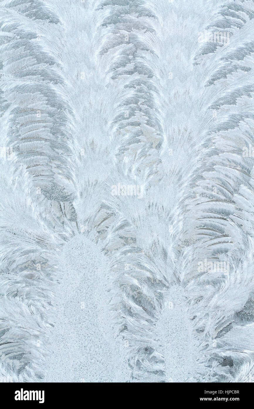 Frosty patterns on the window Stock Photo - Alamy