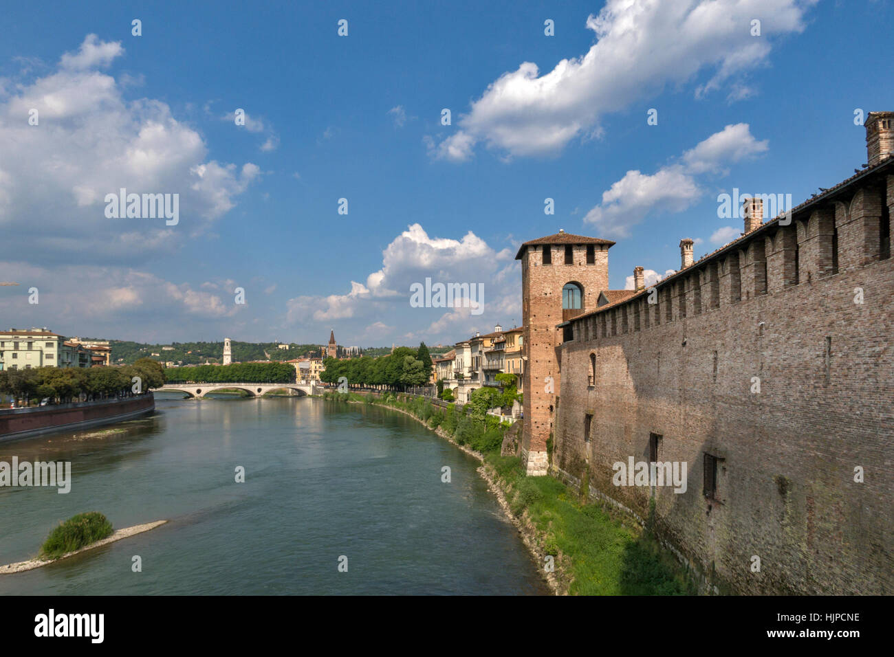 Castel vecchio Verona Italy Stock Photo - Alamy