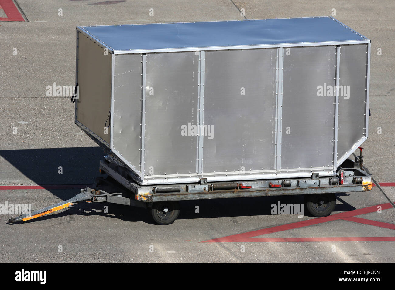 dolly holding unit load device of type LD8 Stock Photo - Alamy