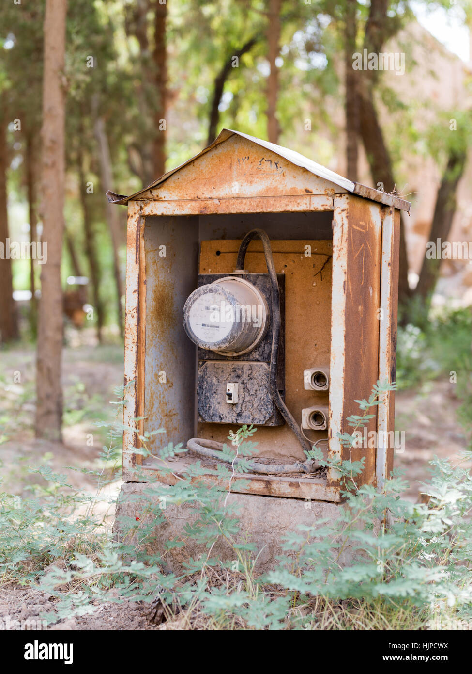 Old electricity meter reading Stock Photo - Alamy