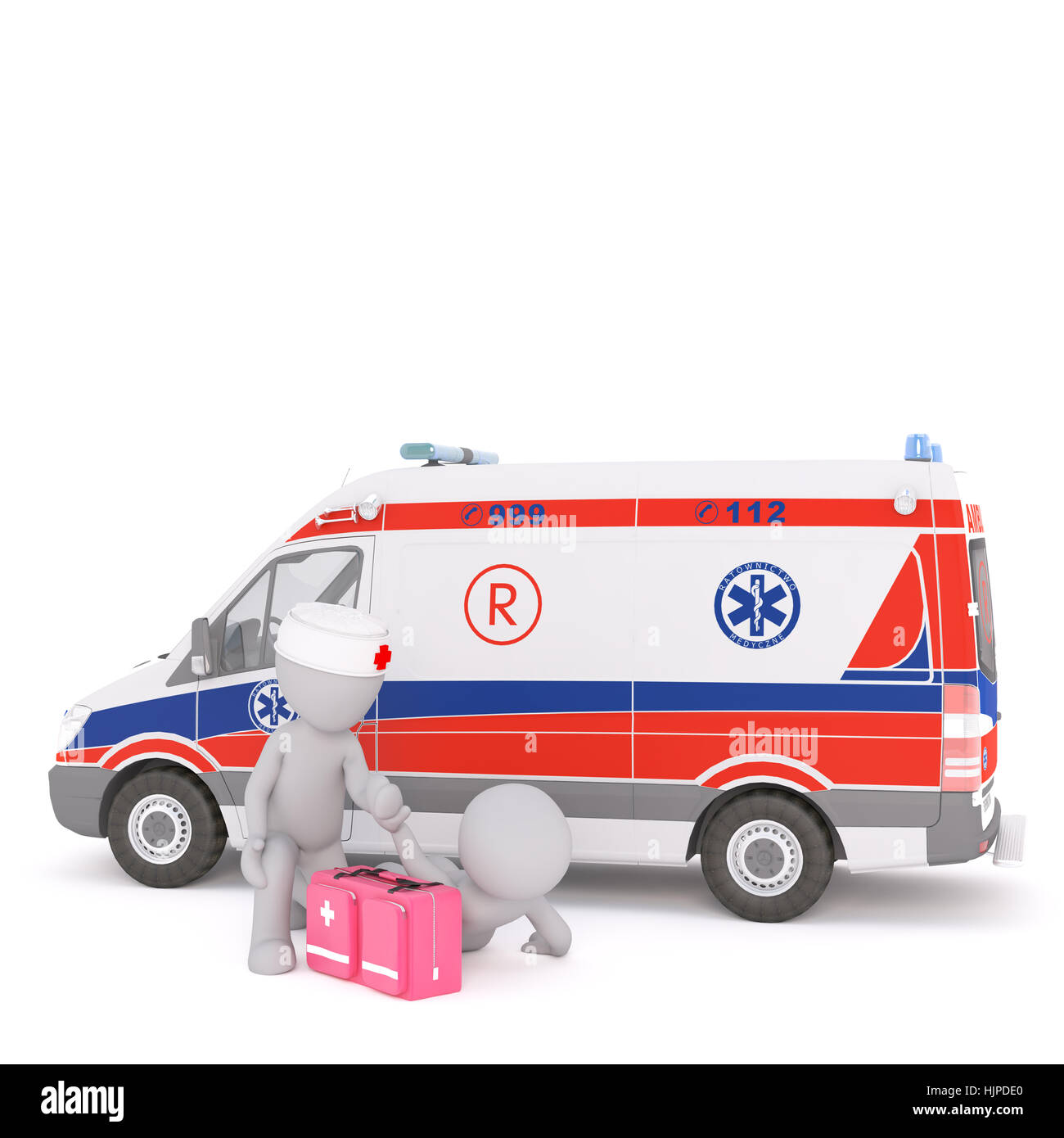 Paramedic character Cut Out Stock Images & Pictures - Alamy