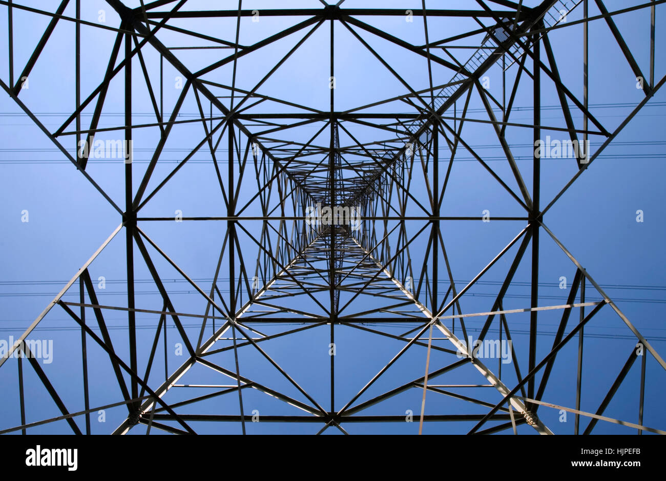 blue, tower, giant, energy, power, electricity, electric power, steel ...