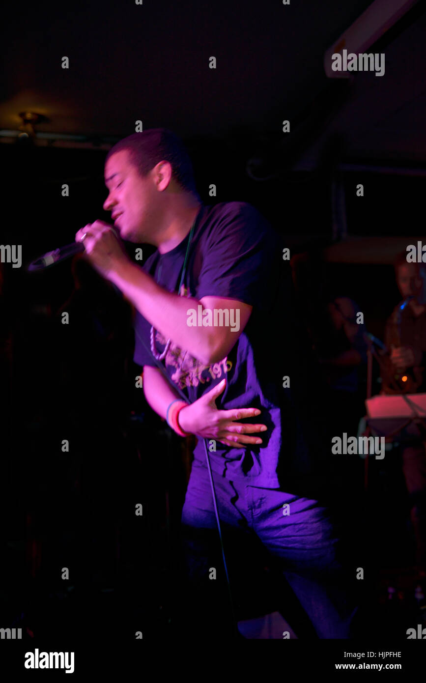 Andy Brooks (foreground) singer Abstract Orchestra, Soul Rebels : The ...