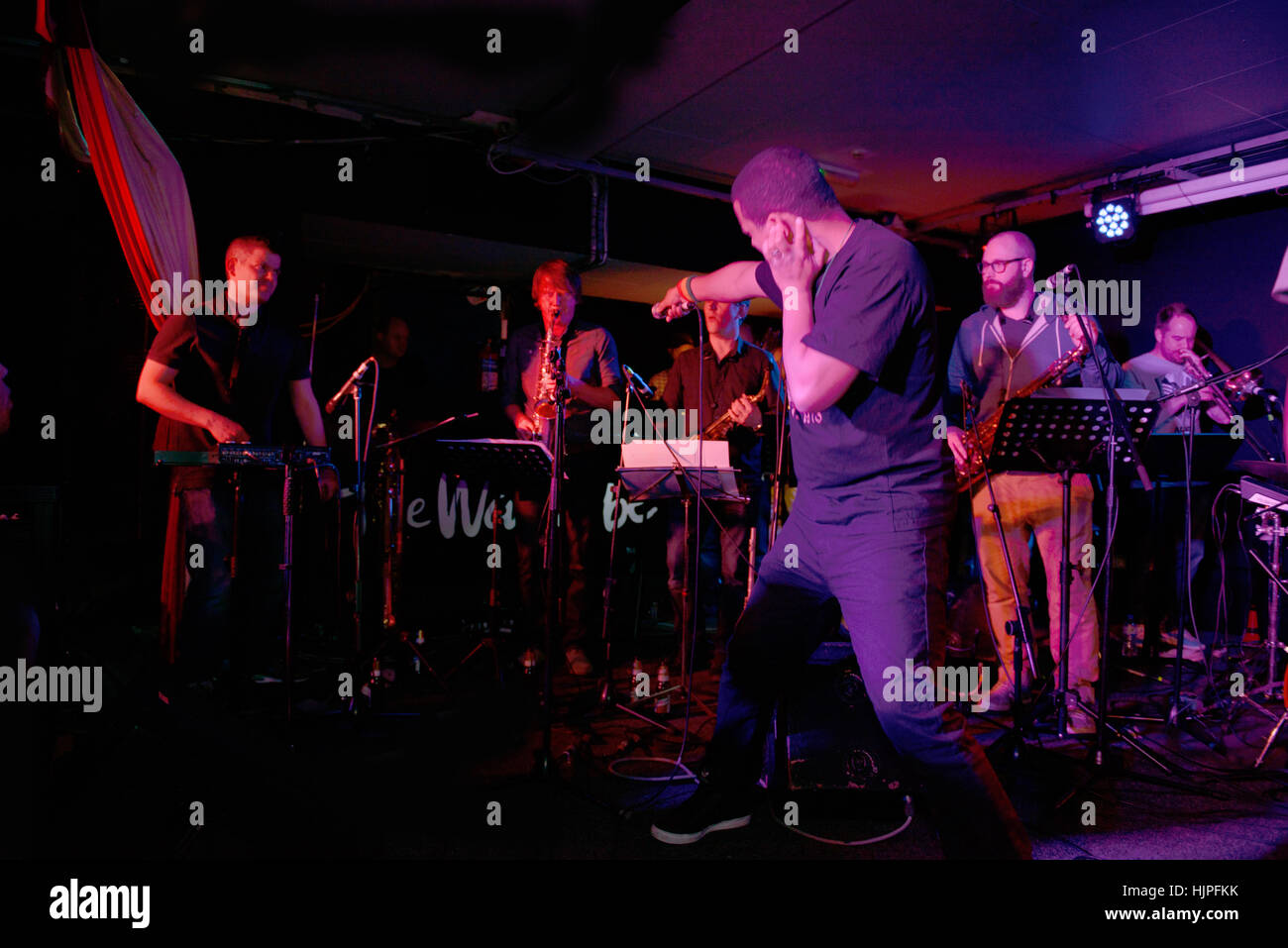 Andy Brooks (foreground) rapper Testament/Homecut (BBC Lights Up ...