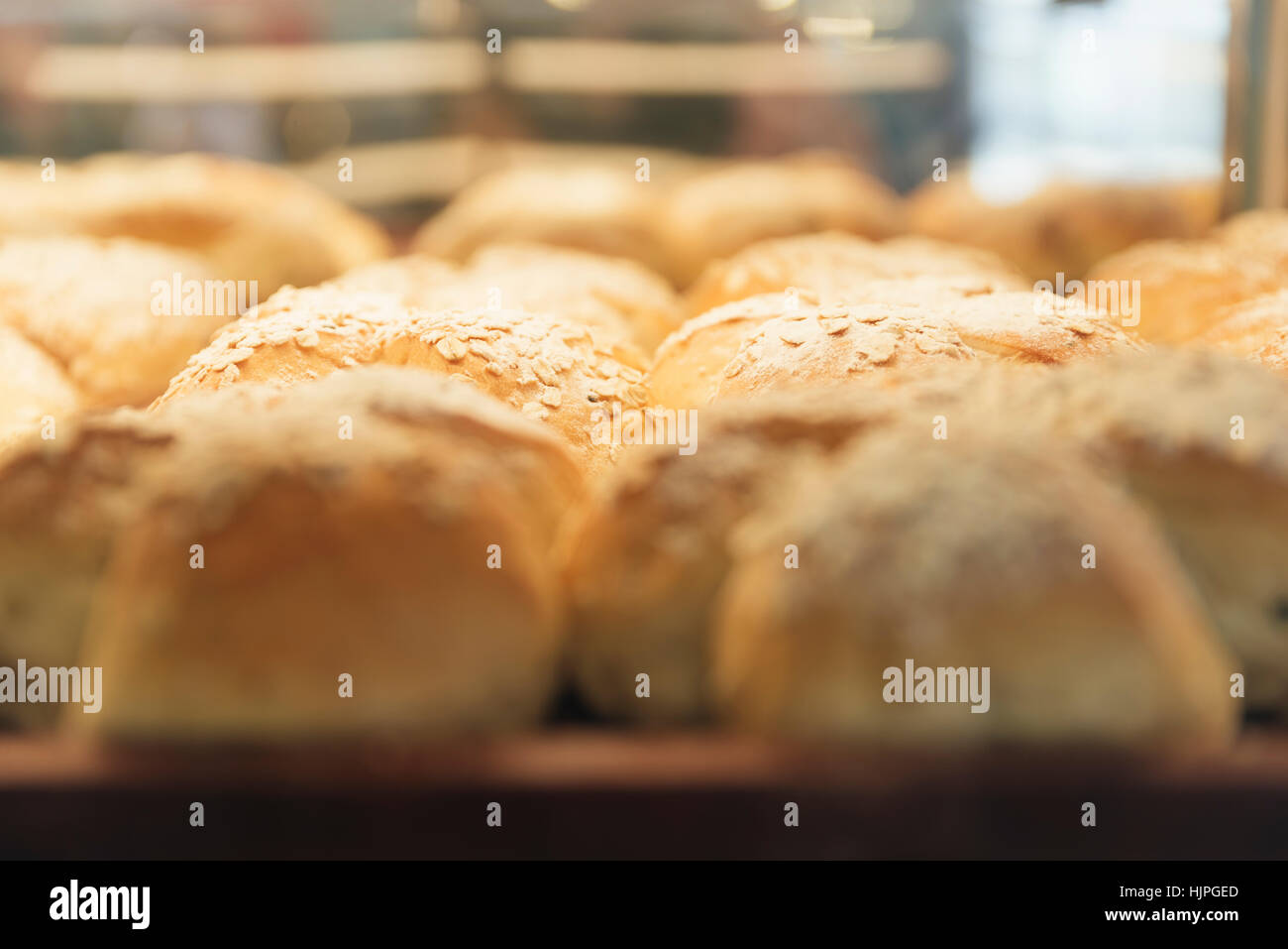 Various pastry type on shelf in bakery shop Stock Photo - Alamy