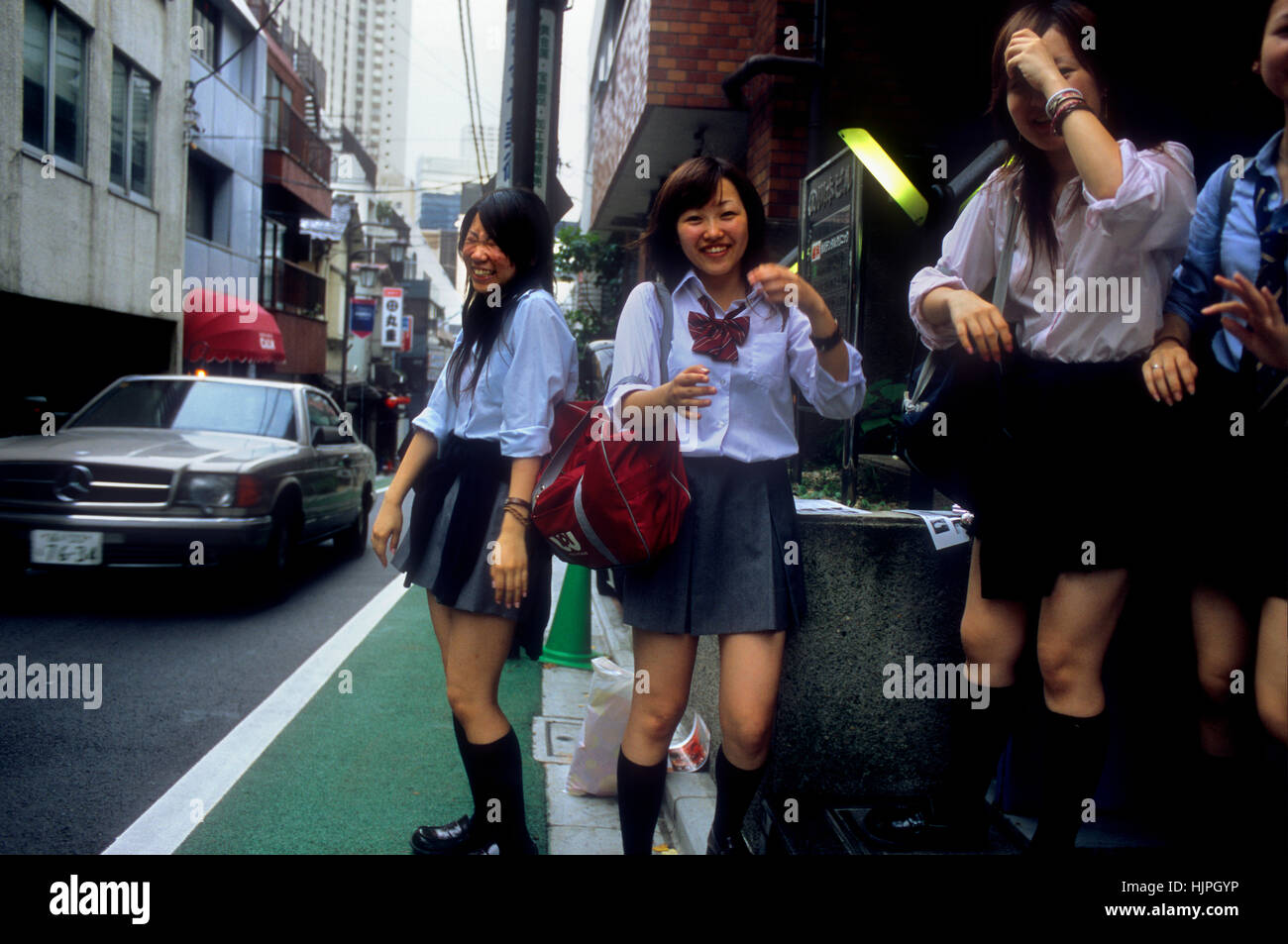 Japan Tokyo Schoolgirls Stock Photos & Japan Tokyo Schoolgirls Stock ...