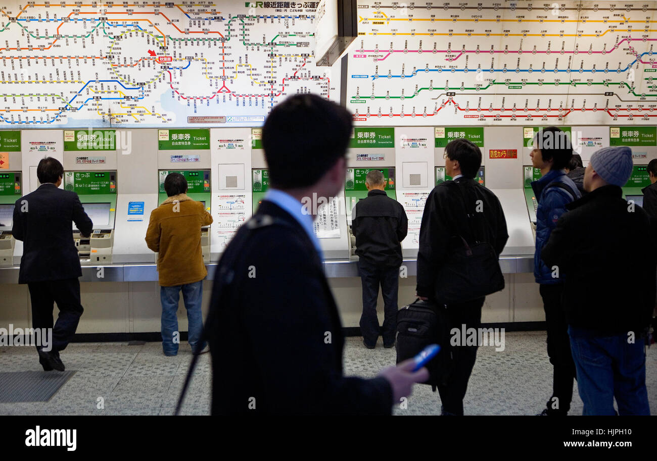 Tokyo tube map hi-res stock photography and images - Alamy