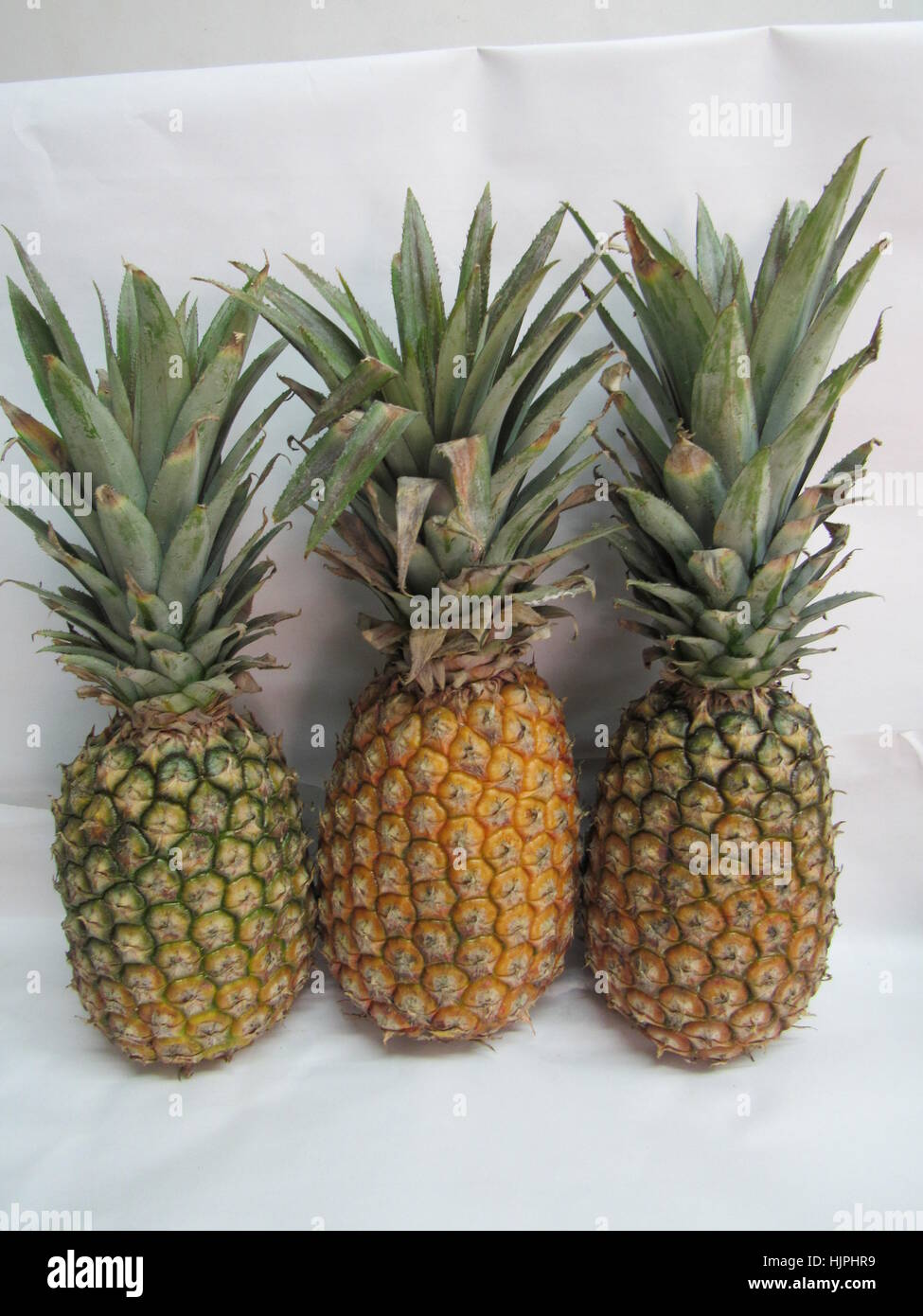 Three Pine Apple Stock Photo - Alamy