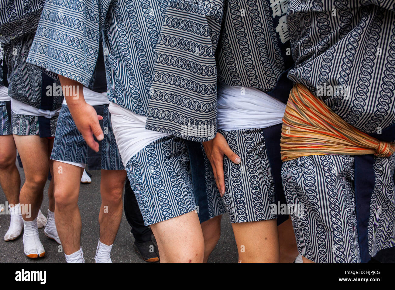 Mikoshi bearers hi-res stock photography and images - Alamy