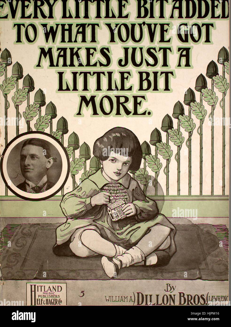 Sheet music cover image of the song 'Every Little Bit Added To What You ...