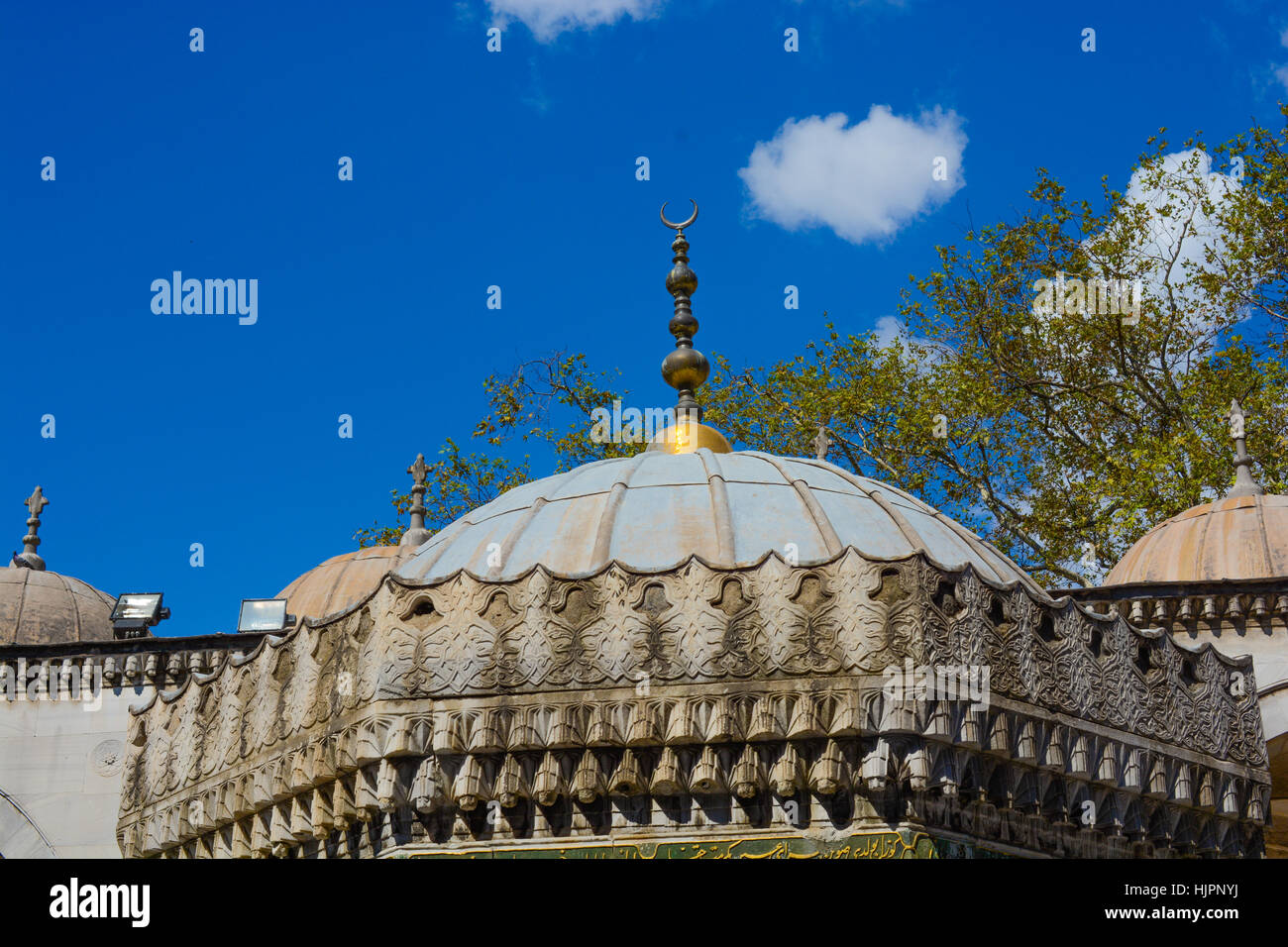 Outer view of dome in Ottoman architecture in, Istanbul, Turkey Stock ...