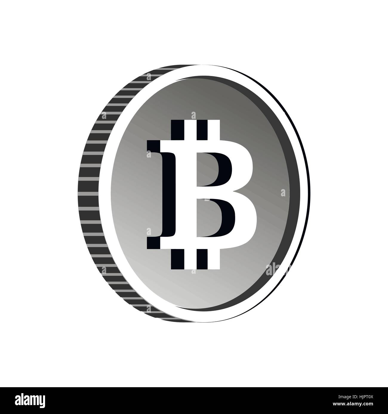 Thai baht sign icon in simple style isolated on white background Stock ...