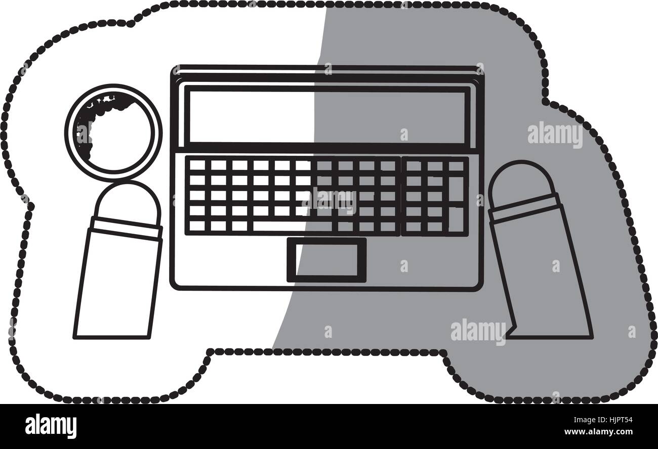 Work and technology concept icon vector illustration graphic design ...