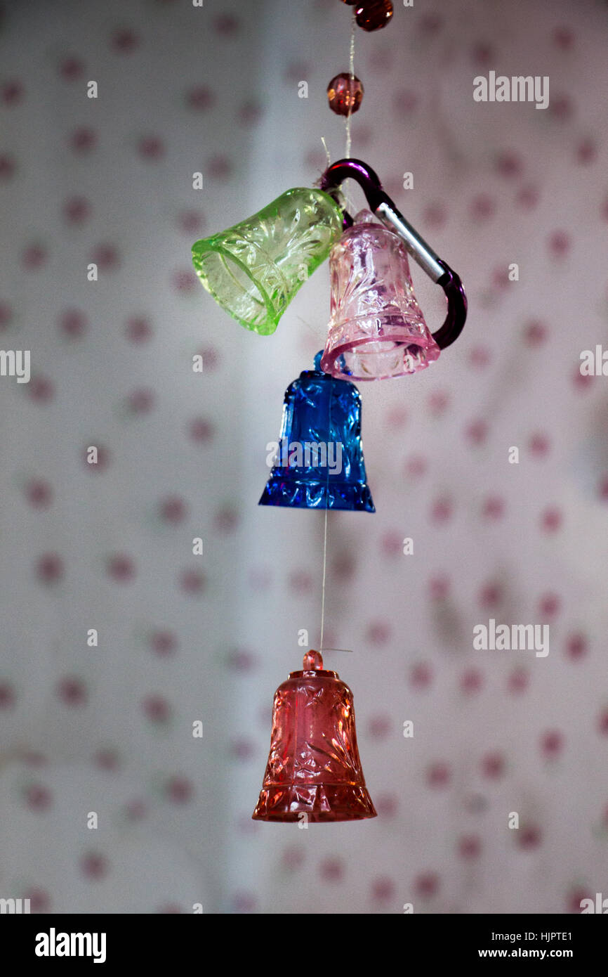 Decorative style colorful beautiful bell Stock Photo - Alamy