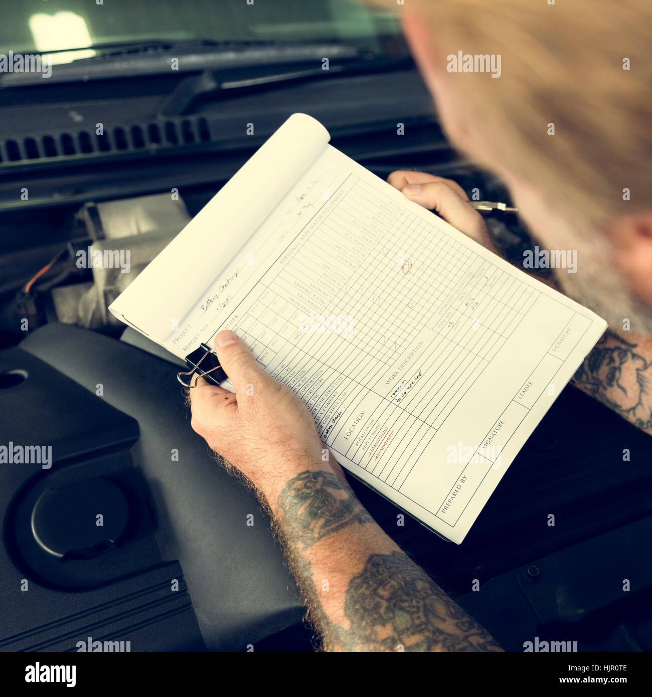 Business Inventory Check List Concept Stock Photo - Alamy