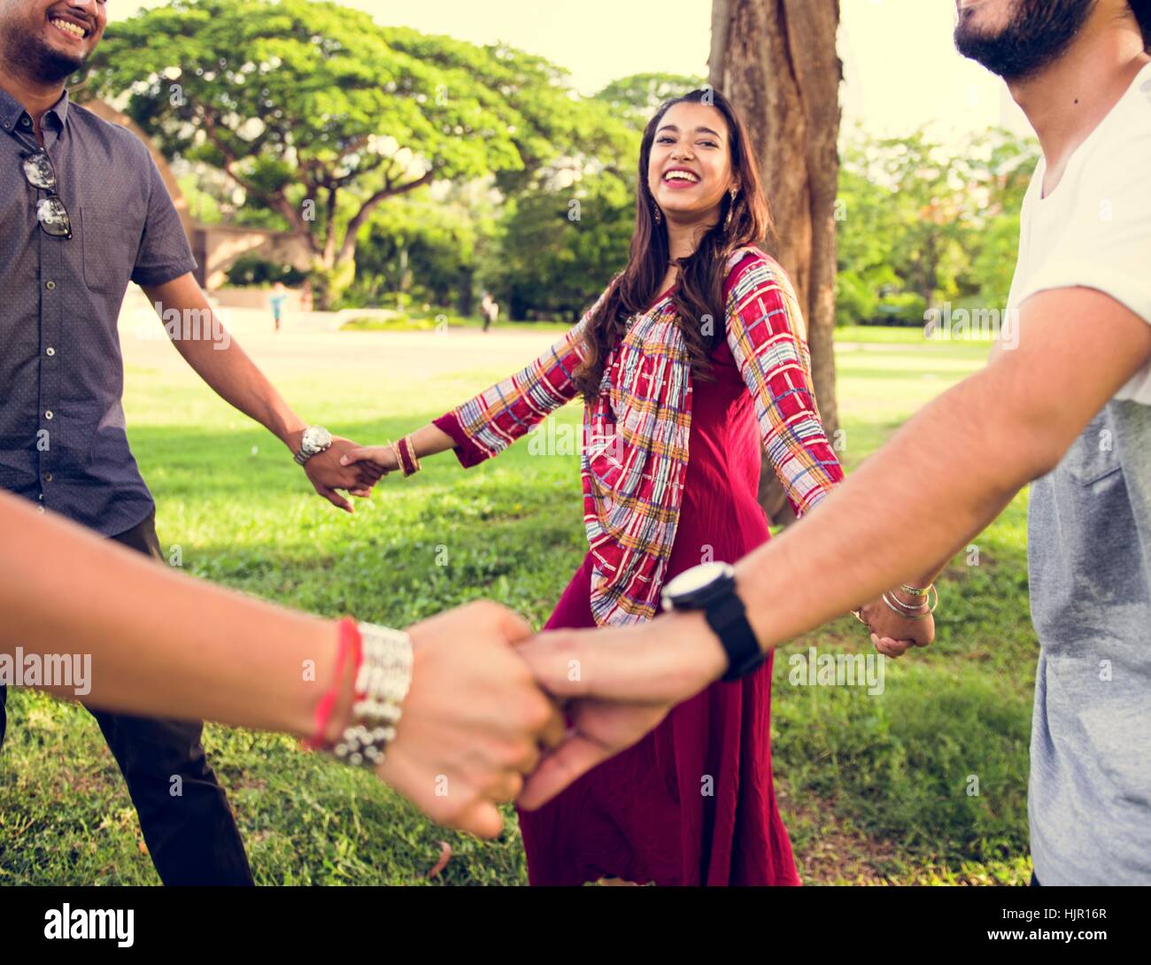 Indian Ethnicity People Interacting Concept Stock Photo - Alamy