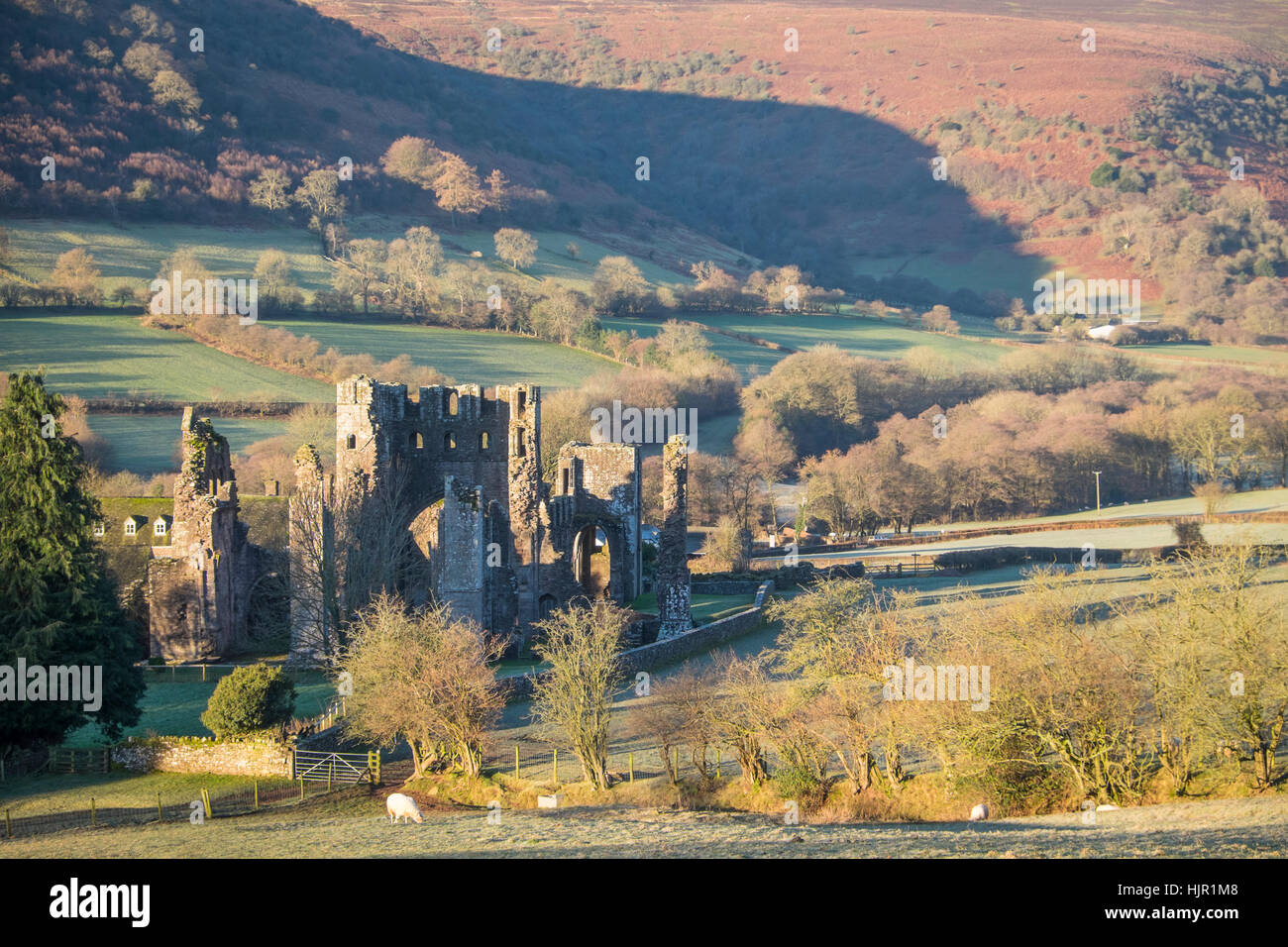 Llanthony black mountains hi-res stock photography and images - Alamy