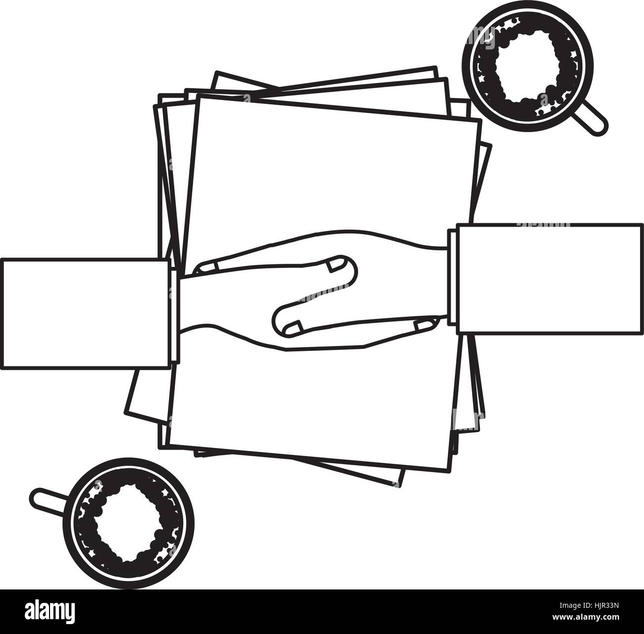 to deliver documents icon vector illustration graphic design Stock ...