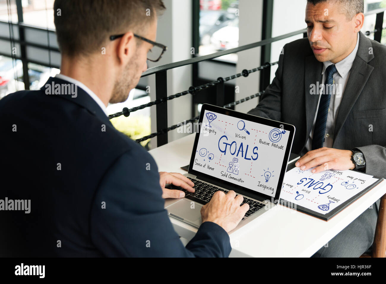Teamwork Goals Ideas Creativity Concept Stock Photo - Alamy